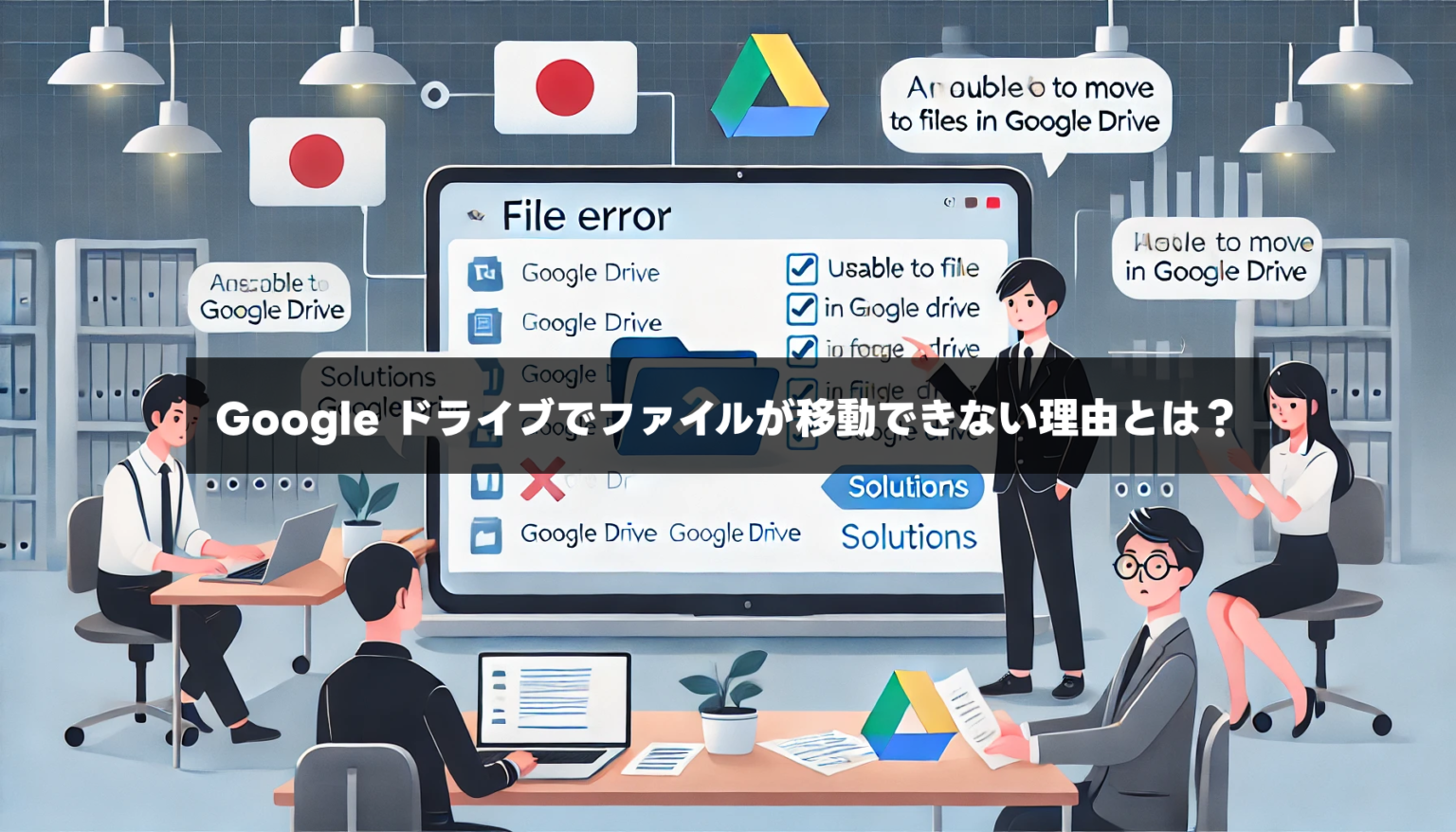 Google ドライブでファイルが移動できない理由とは？ - Google Workspace Hack