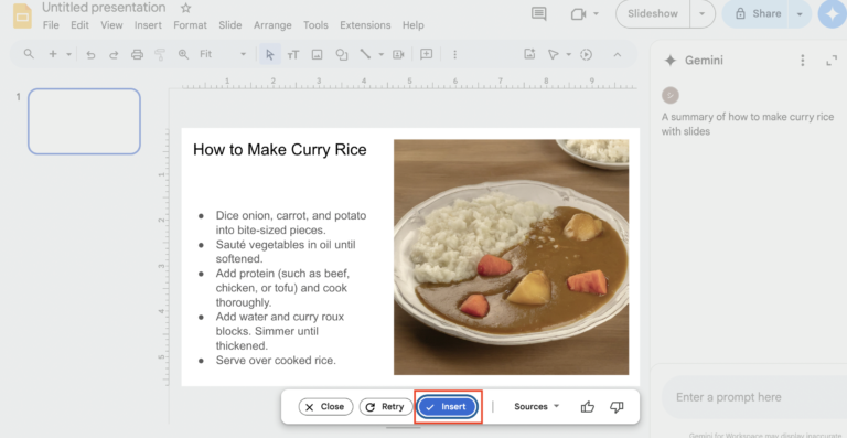 Gemini (ジェミニ)を使って Google スライドを生成する方法 - Google Workspace Hack
